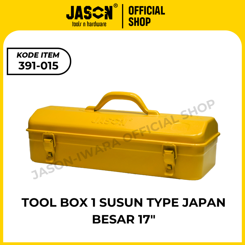 Jual Jason Tool box kotak penyimpanan besi besar 17" | kota penyimpanan ...