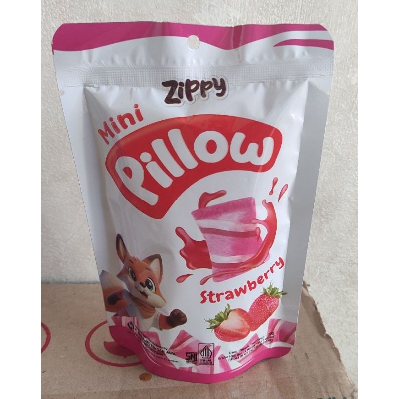Jual Zippy Mini Pillow Strawberry, Klepon, Chocolate 30g | Shopee Indonesia