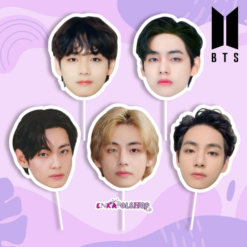 Jual FAN FACE/KIPAS MUKA BTS : TAEHYUNG handfan, kipas kpop, kipas ...