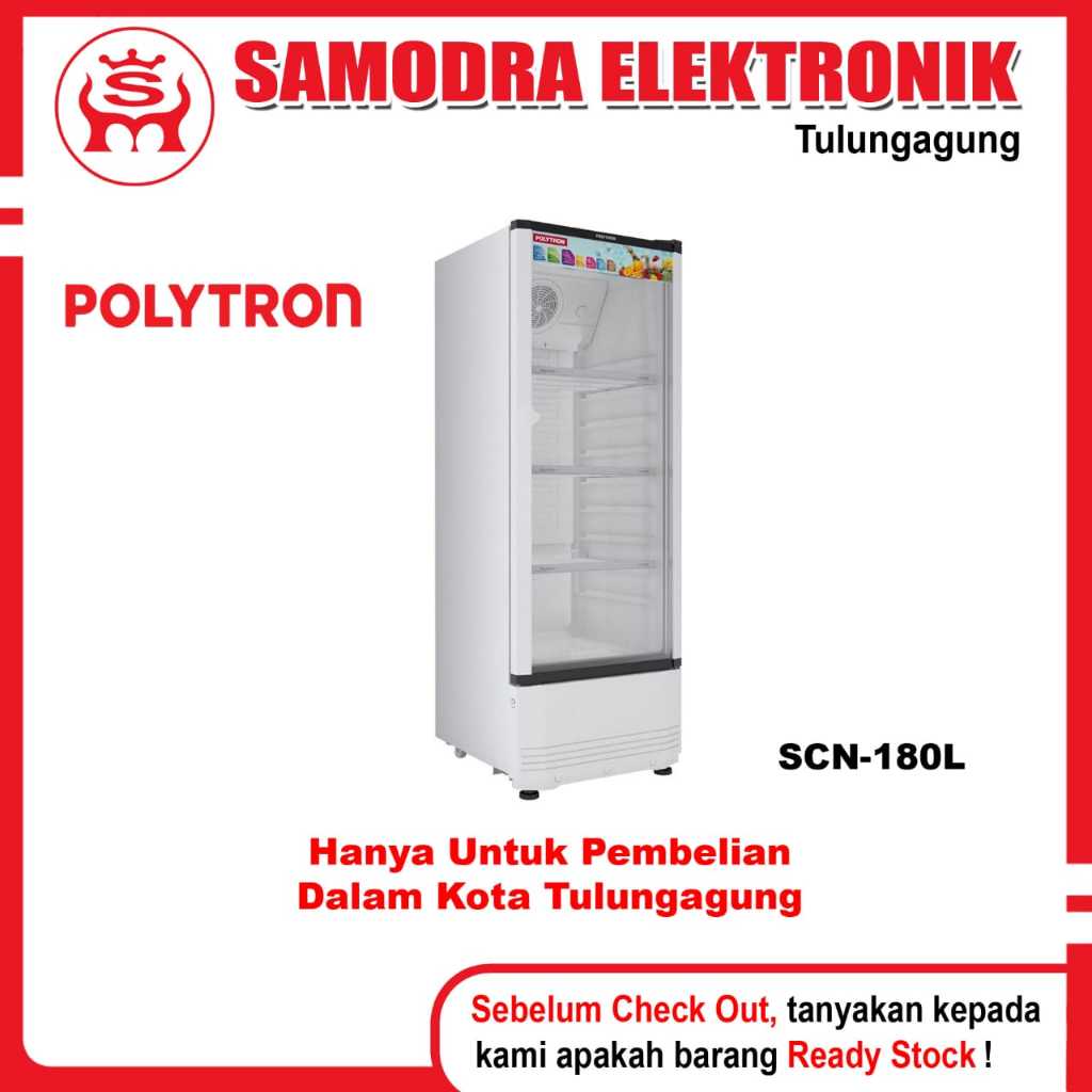Jual Showcase POLYTRON SCN-180L | Showcase Polytron 180L | Shopee Indonesia