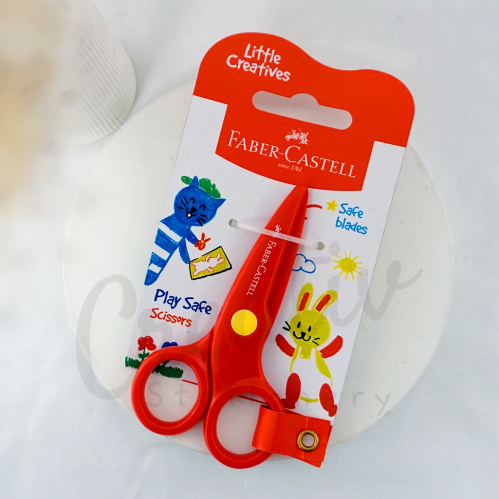 Jual FABER CASTELL Playsafe Scissors Gunting Anak | Shopee Indonesia