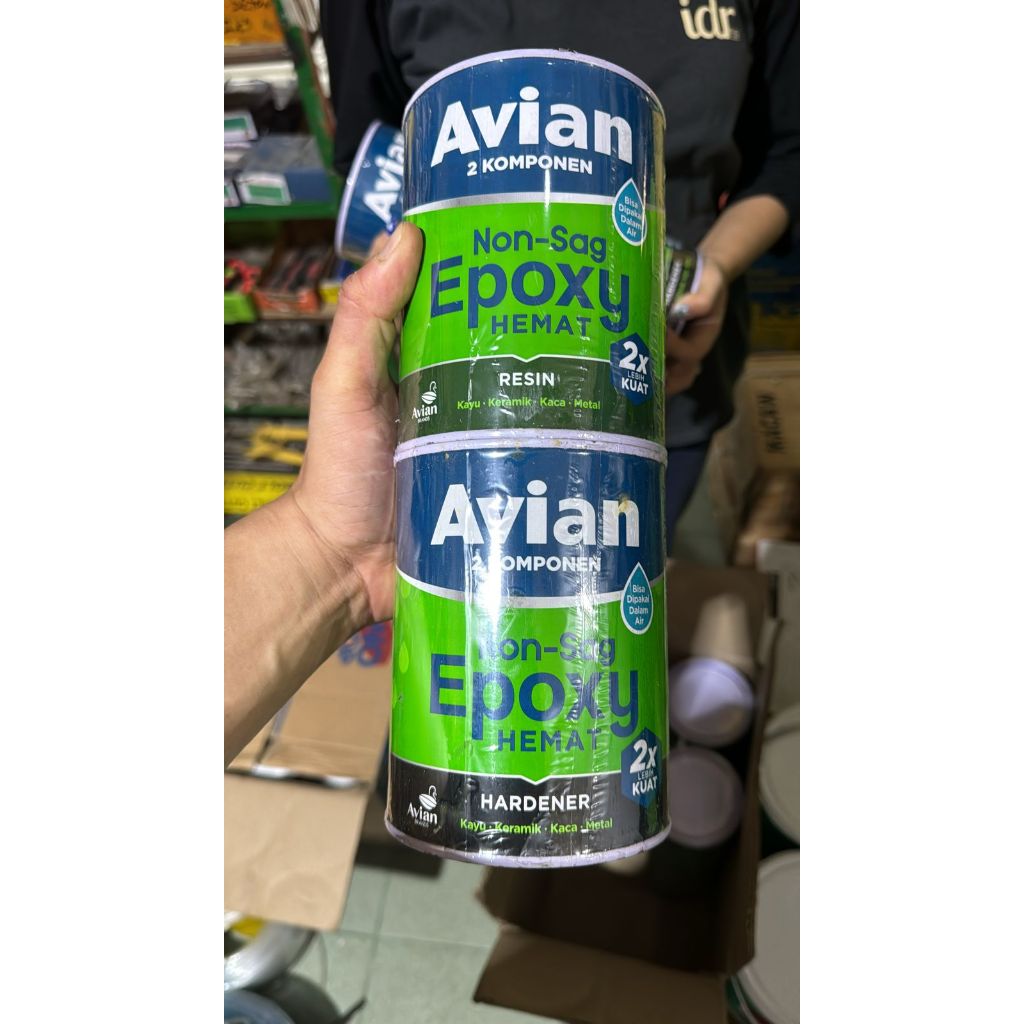 Jual Avian Lem EPOXY Non Sag 3.2 KG (2 Komponen x 1600 Gram) Resin ...