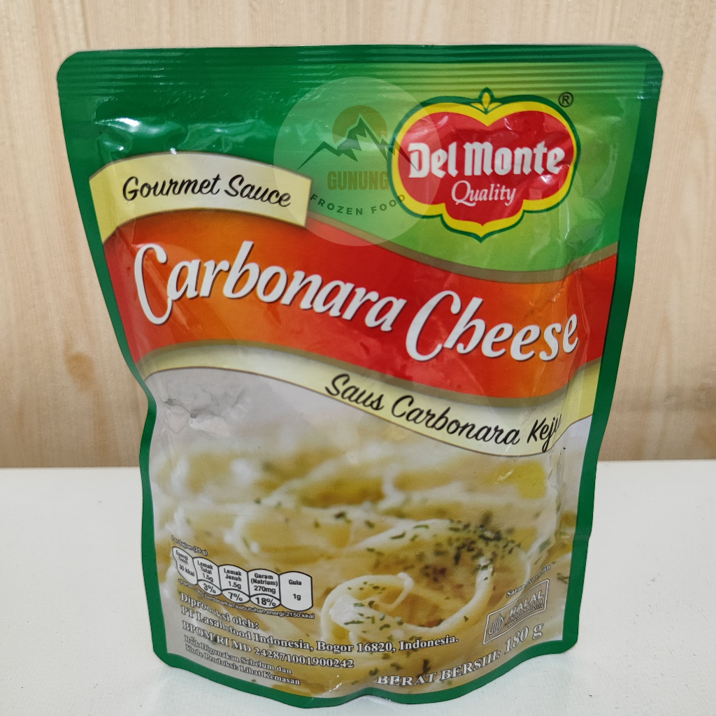Jual Del Monte Carbonara Cheese 180gr | Shopee Indonesia