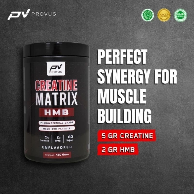Jual Provus Creatine Matrix HMB 420gr 60 Serving | Shopee Indonesia