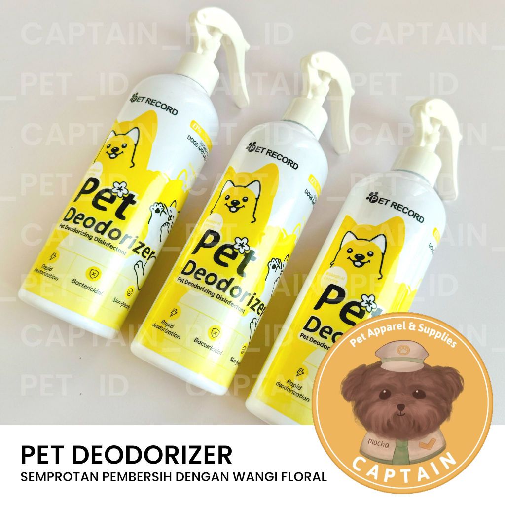 Jual PET DEODORIZER FLORAL SPRAY PEMBERSIH KANDANG BEKAS PIPIS BAU ...