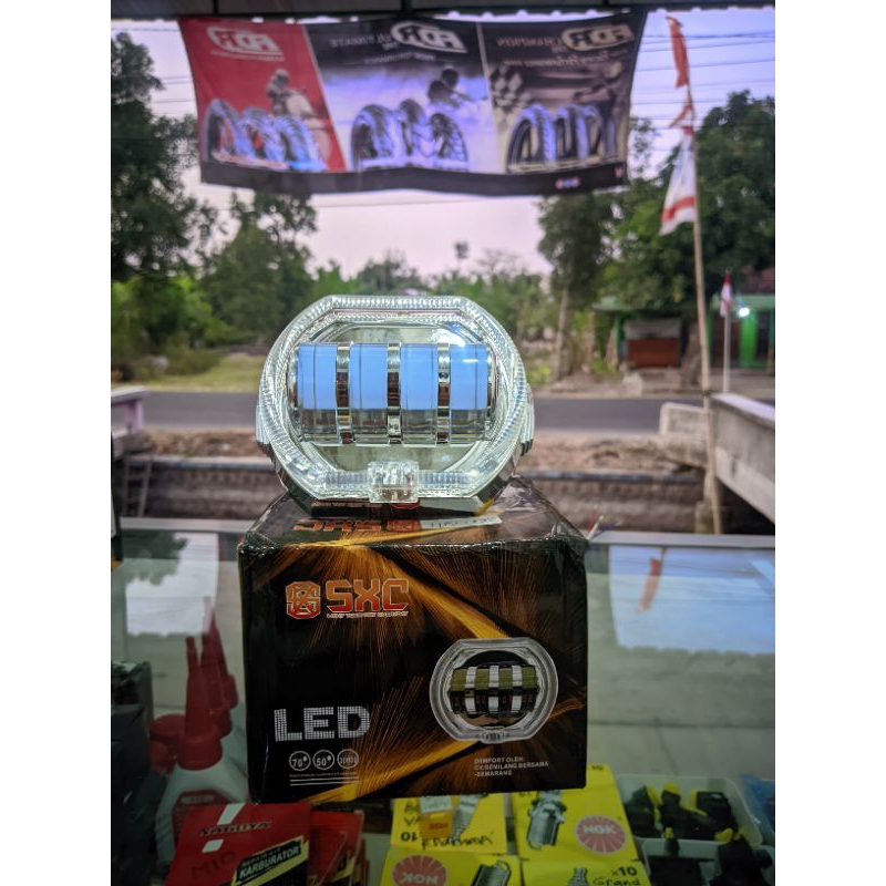 Jual LAMPU BILED DAYMAKER ORIGINAL 4 LENSA | Shopee Indonesia