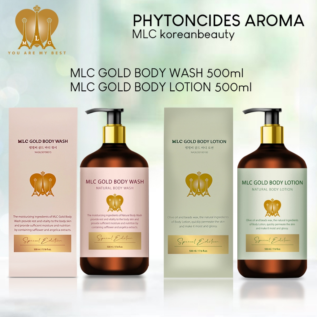 Jual MLC GOLD BODY WASH 500ml - MLC GOLD BODY LOTION 500ml - MADE IN ...
