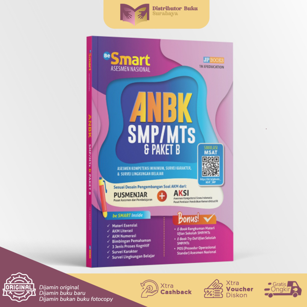 Jual Buku Asesmen Nasional ANBK AKM untuk SMP - Penerbit JP Books ...