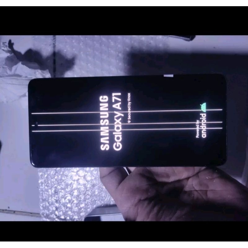 Jual LCD + frame Samsung A71 original copotan garis 3 helai | Shopee ...