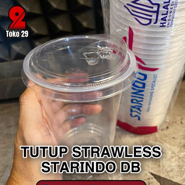 Jual Tutup Strawless Merk Starindo Diameter Besar 12oz / 14oz / 16oz ...