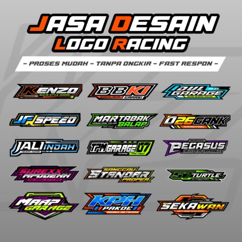 Jual JASA DESIGN LOGO RACING | Shopee Indonesia