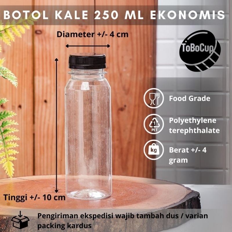 Jual ISI 30 PCS Botol Kale 250 ML 21 Gram EKONOMIS | Shopee Indonesia
