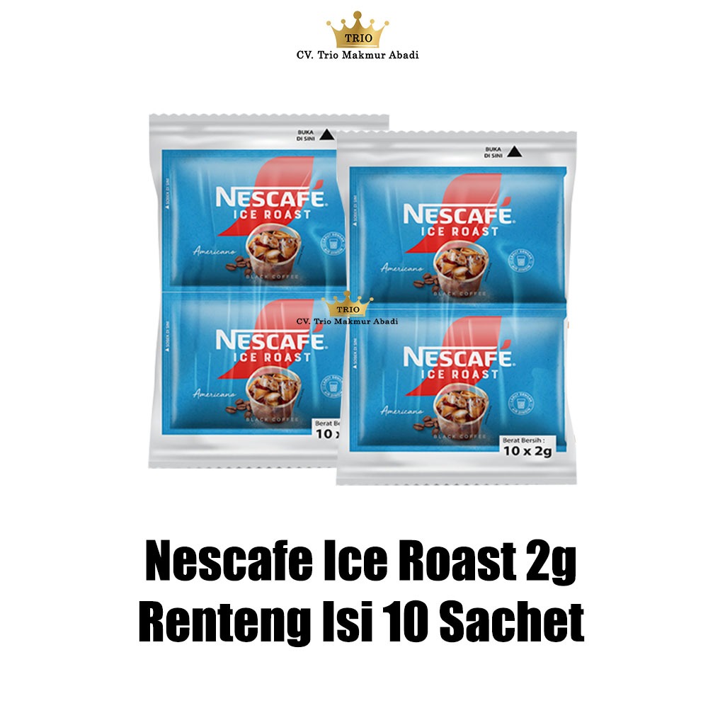 Jual Nescafe Ice Roast 2g Renteng Isi 10 Sachet | Shopee Indonesia