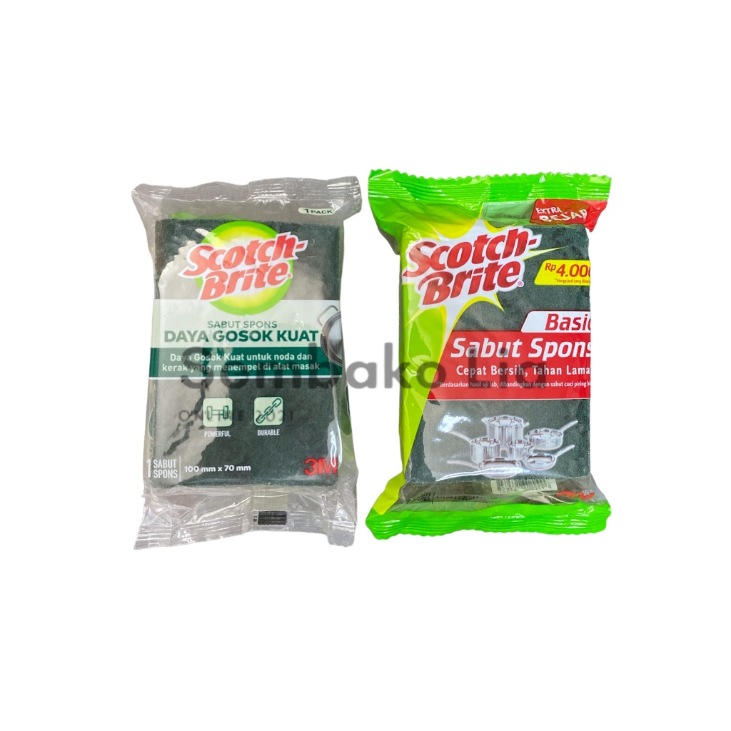 Jual Scotch Brite Sabut Spon 3M Sponge Cuci Piring / 3M Scotch Brite ...