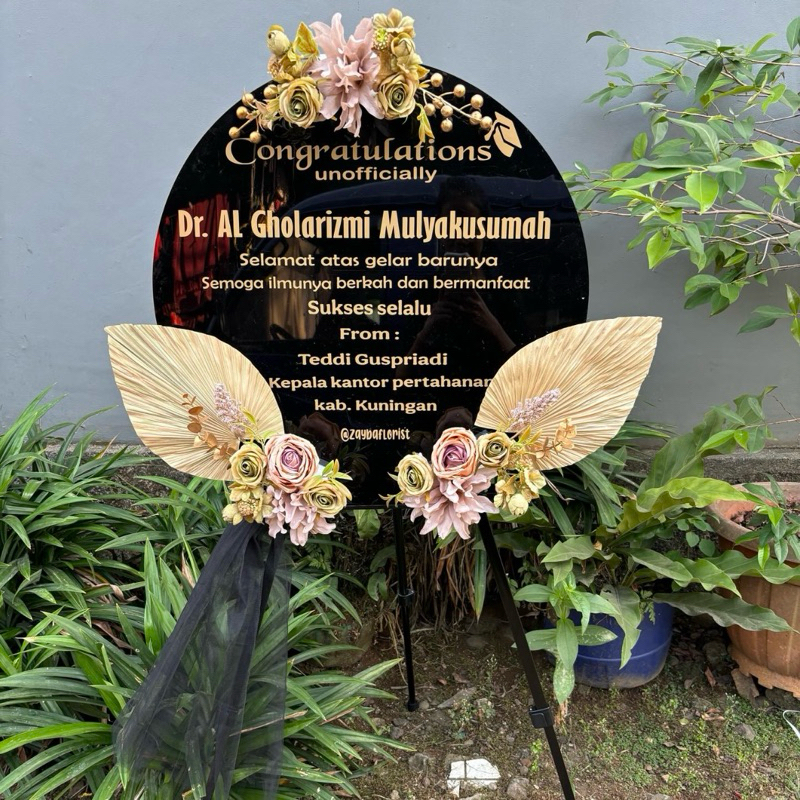 Jual [READY] PAPAN BUNGA ACRYLIC - Grand Opening Flower Standing ...