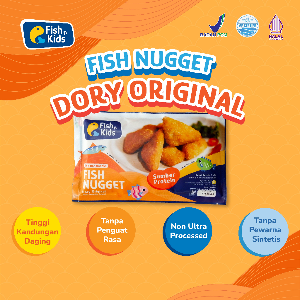 Jual Nugget Homemade MPASI Ikan Dori 250 gram/ Frozen Food Non MSG Fish ...