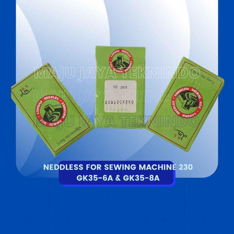 Jual JARUM JAHIT 230 & 250 / NEDDLESS FOR SEWING MACHINE | Shopee Indonesia
