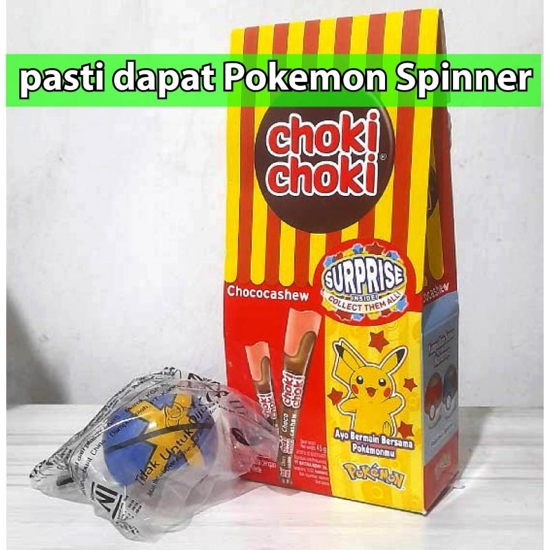 Jual Choki Choki Pokemon Surprise Pack (100% Pasti Dapat Spinner, udah ...