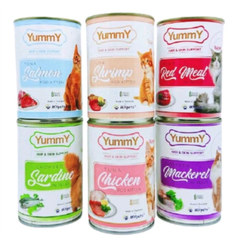 Jual Makanan Kucing Yummy Cat Kaleng All varian 400G Wet Food | Shopee ...