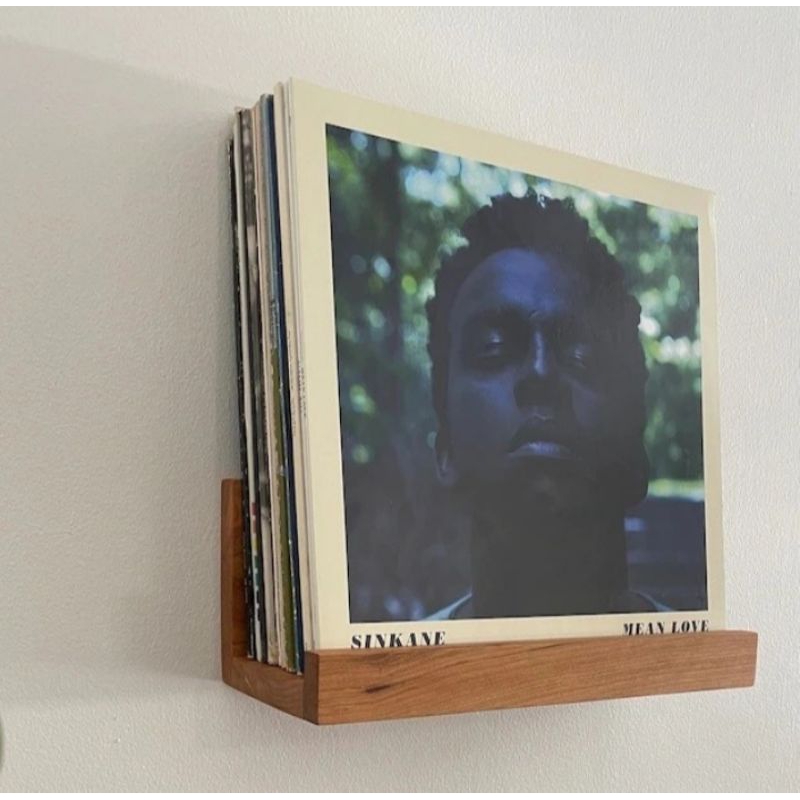 Jual Rak Vinyl Display / Floating Vinyl Self / Rak Kayu Solid | Shopee ...