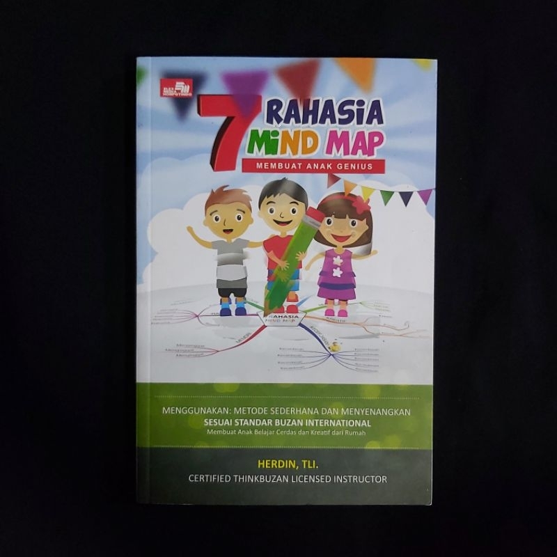 Jual Buku Original 7 Rahasia Mind Map Membuat Anak Genius HERDIN , TLI ...