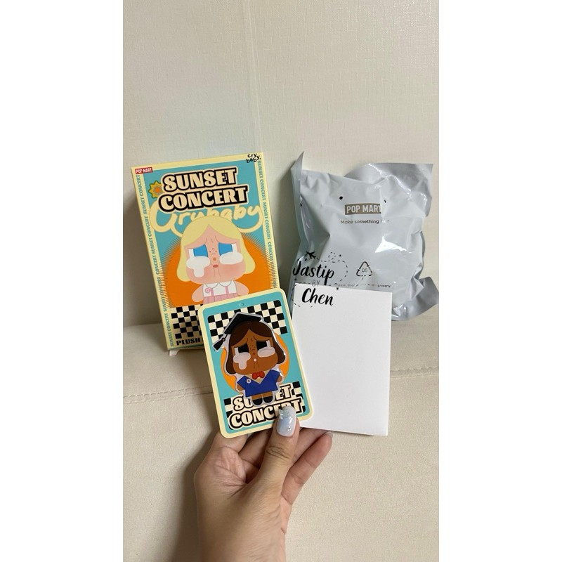 Jual SECRET Cry Baby Sunset Concert Plush doll ORIGINAL POPMART ...