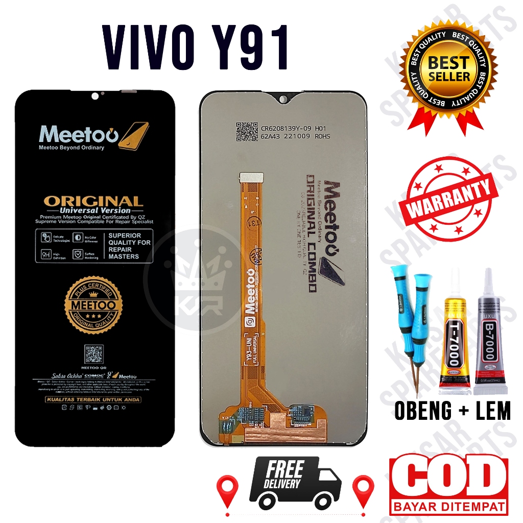 Jual Lcd Vivo Y91 Original Lcd Touchscreen Vivo Y91 Fullset | Shopee ...