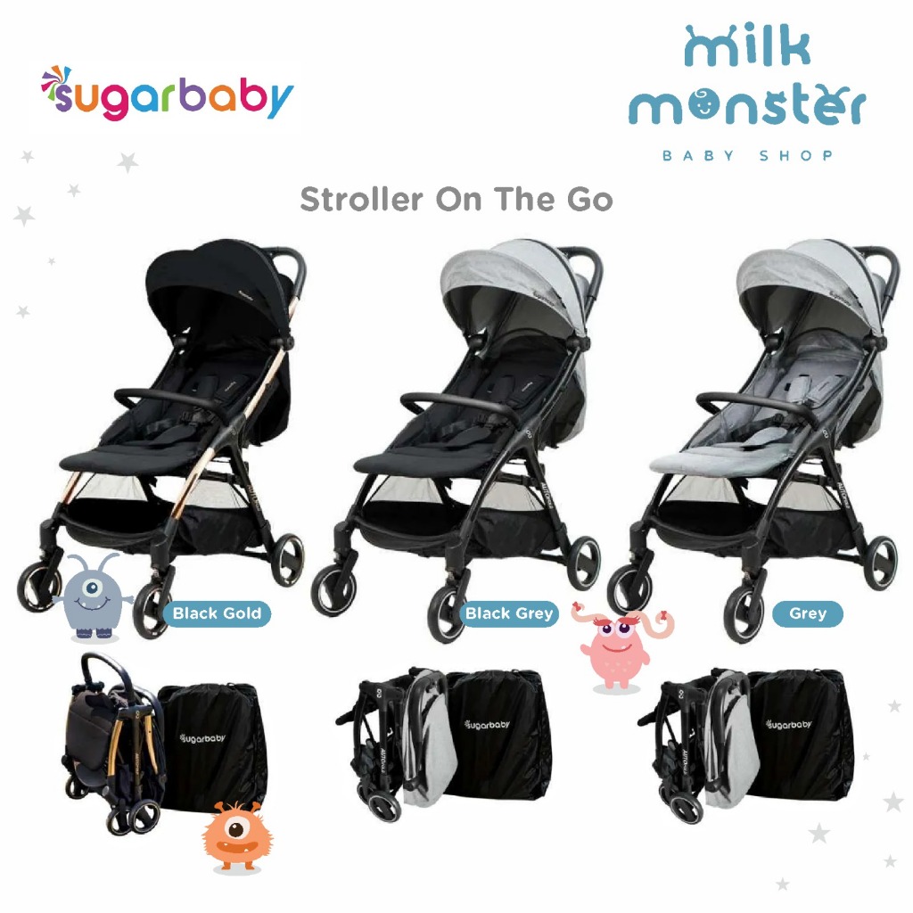 Jual Sugar Baby Stroller On The Go / Stroller Cabin Size | Shopee Indonesia