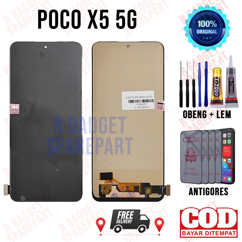 Jual Lcd Poco X5 5G Original OEM Quality Lcd Touchscreen Poco X5 5G ...