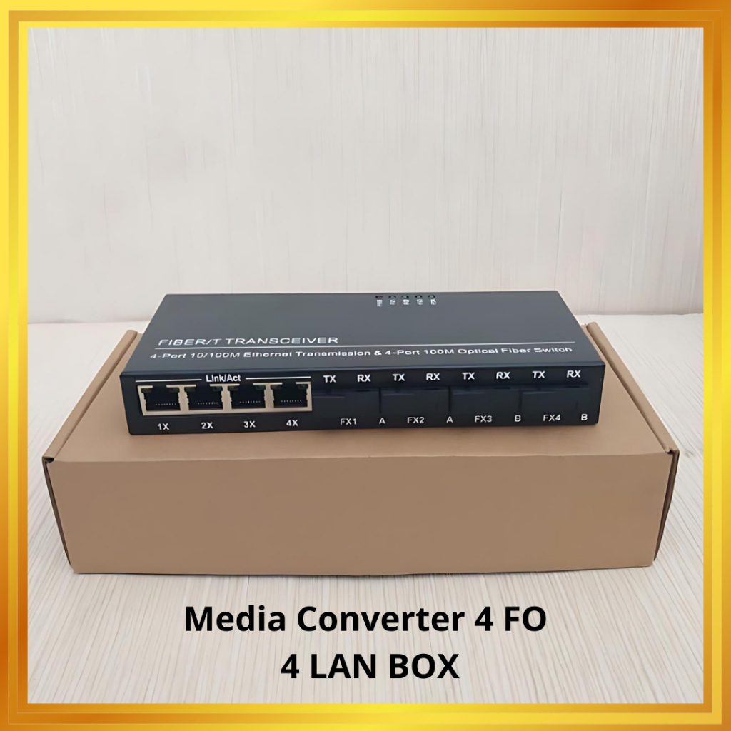 Jual Media Converter 4 FO 4 LAN BOX | Shopee Indonesia