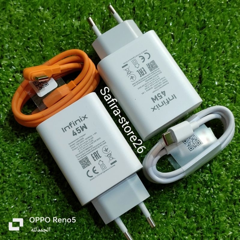 Jual Charger Ces infinix 45wat ORI Cabutan Fast Charging Type C 100% ...