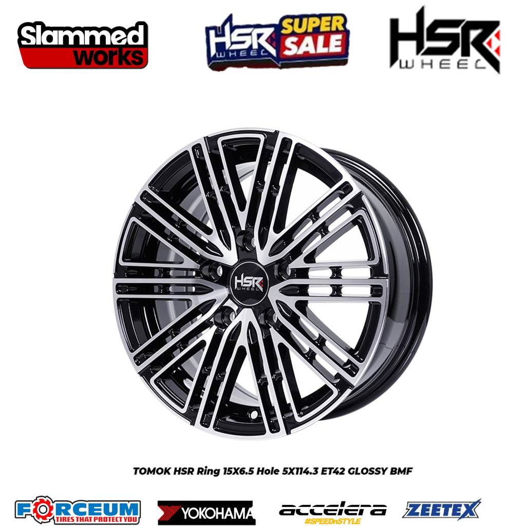Jual Velg Mbil R15 HSR Tomok Pcd 5X114,3 Buat Ertiga Gran Max Baleno ...