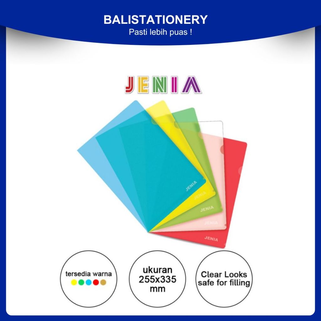 Jual Map L Polos Map ukuran L Jenia isi 12 pcs | Shopee Indonesia