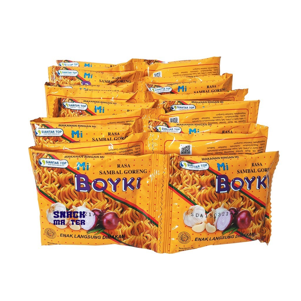 Jual MIE SNACK BOYKI Rasa Mie Goreng - Netto 10 bks x 16 gr SNACK ...