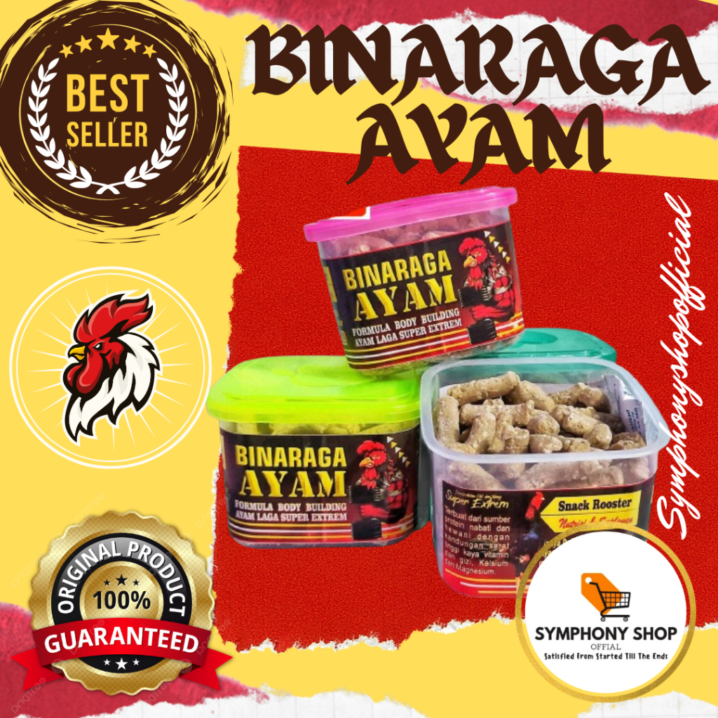 Jual BINARAGA AYAM SNACK ROOSTER EXTRA FOODING AYAM MEMBESARKAN OTOT ...