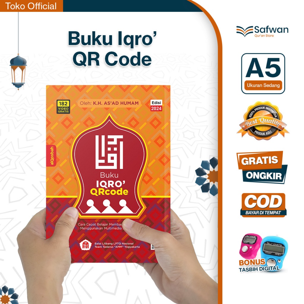Jual Buku Iqra QR Code Milenial Fitur Mudah Baca Cara Membaca Cepat ...