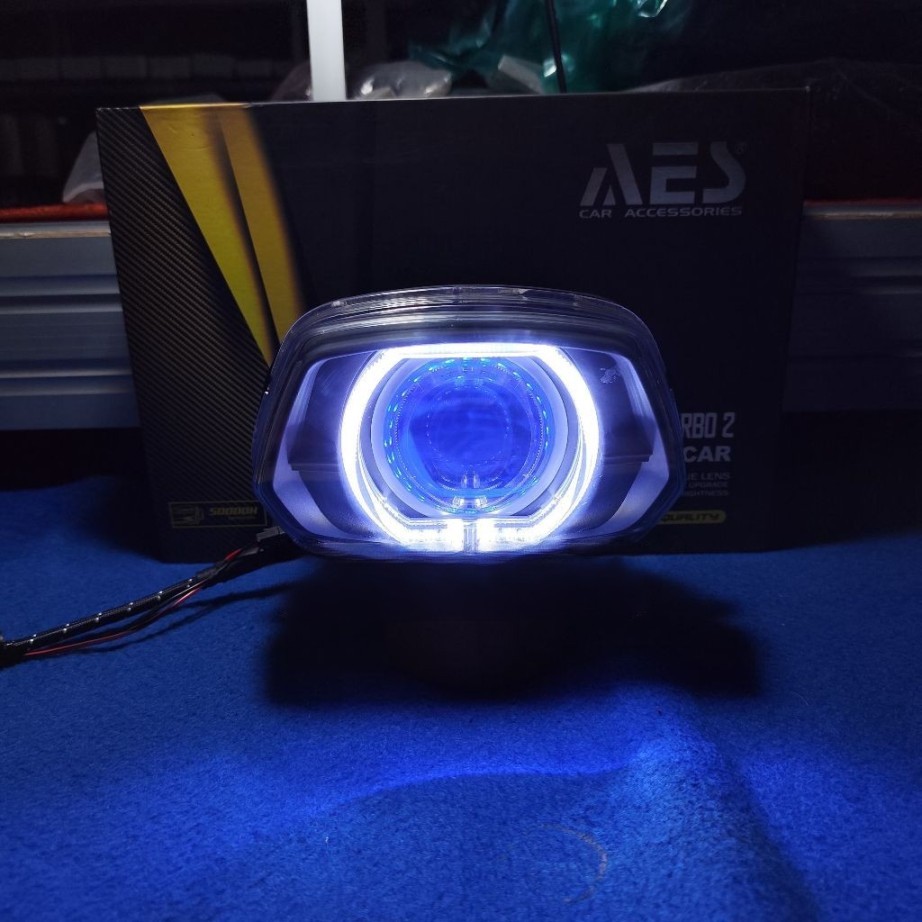 Jual LAMPU BILED VESPA MATIC SPRINT VESMET PROJECTOR BILED AES TURBO ...