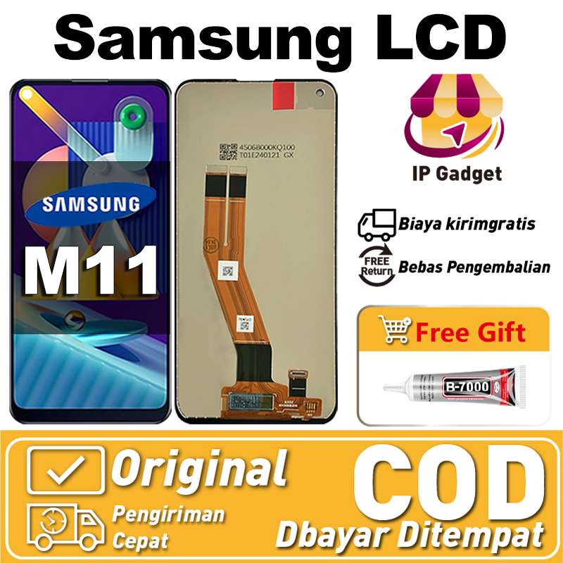 Jual Original LCD Samsung M11 fullset ori asli Layar hp touchscreen ...