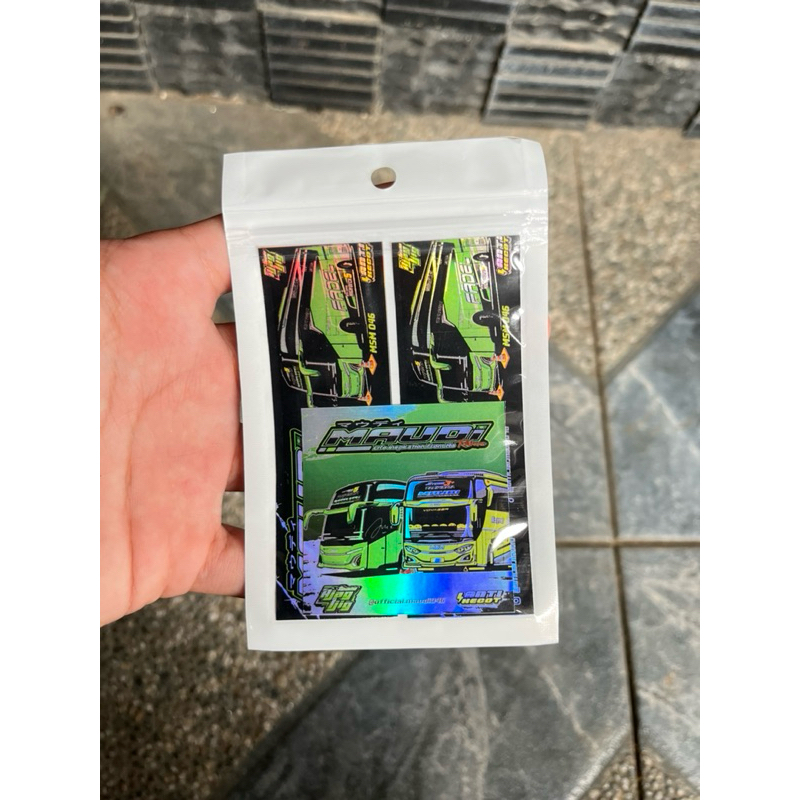 Jual STIKER BUS MSM MAUDI HOLOGRAM ASLI | Shopee Indonesia