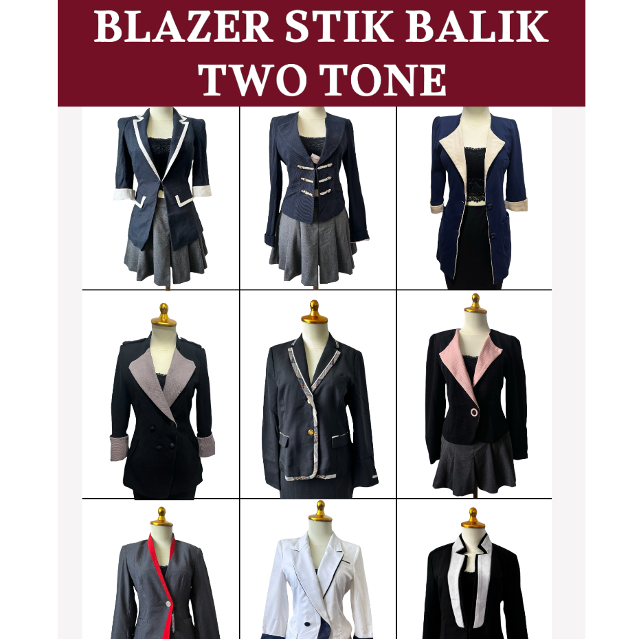 Jual Room 1&2 - Blazer Formal | Kerja | Murce | Gemoy | Blezer Crop ...