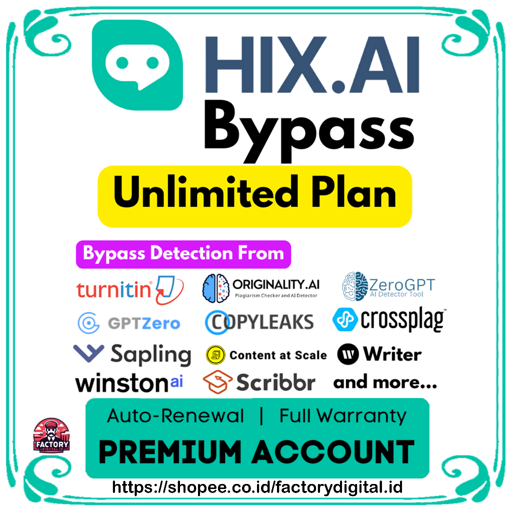 Jual HIX Bypass | Humanzie AI Text | Shopee Indonesia