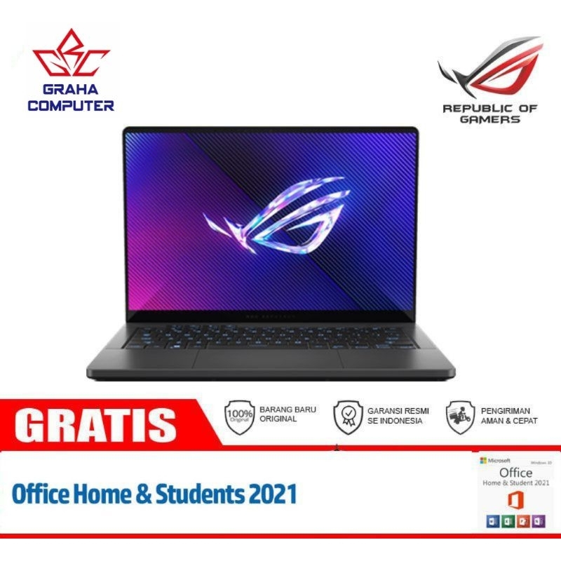 Jual ASUS ROG ZEPHYRUS G14 GA403UV-R9460LLG-O AMD RYZEN 9-8945HS, 16GB ...