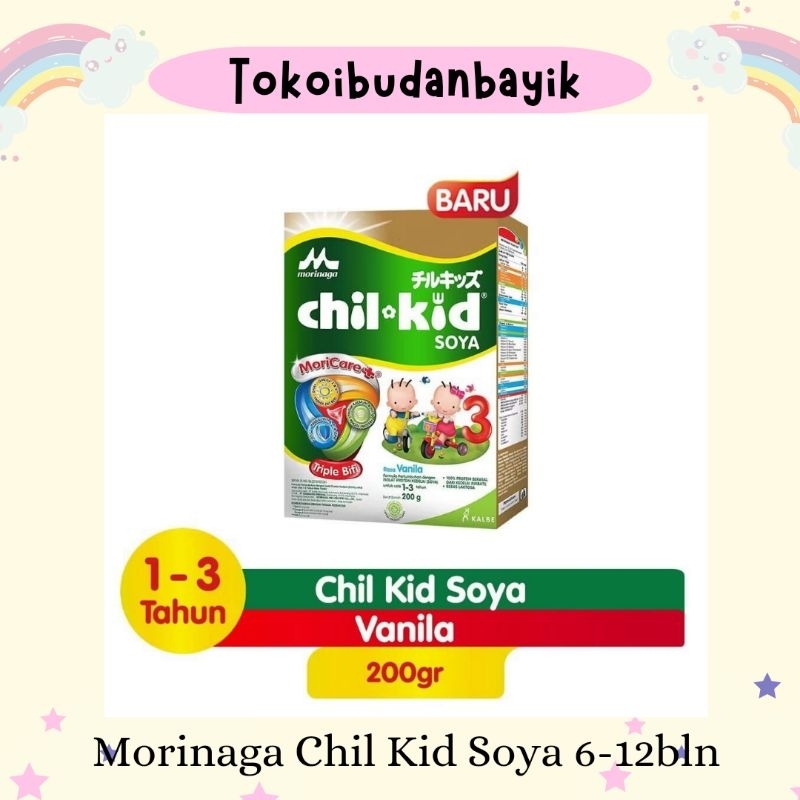 Jual Morinaga Susu Chil Kid Soya 3 usia 1-3thn isi 200gr | Shopee Indonesia