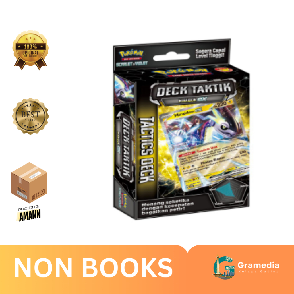 Jual Gramedia MKG - Pokemon Game Kartu Koleksi Deck Taktik - Miraidon Svtr | Shopee Indonesia