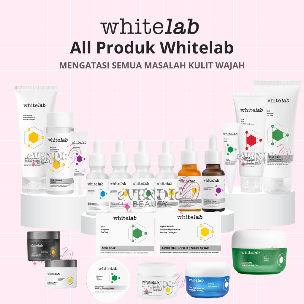 Jual Whitelab Serum White Lab Day Cream Night Facial Wash Toner Serum ...