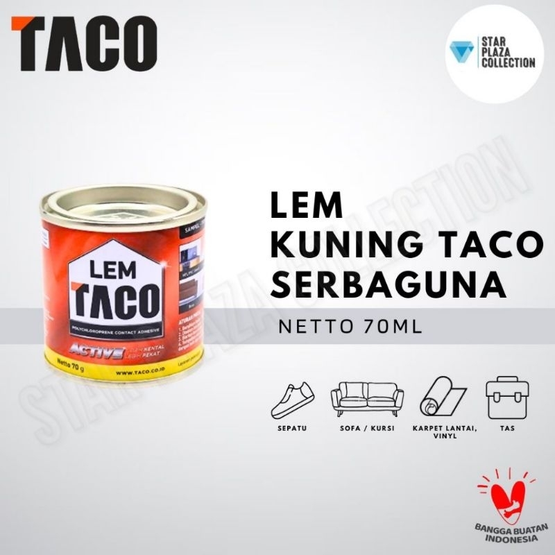 Jual Lem Kuning Aibon TACO Active - 100 GRAM / 0,1 LITER (untuk Kulit ...