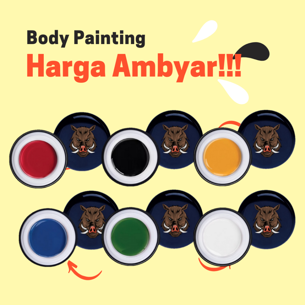 Jual CAT MUKA / CAT WAJAH / BODY PAINTING / FACE PAINTING PREMIUM ...