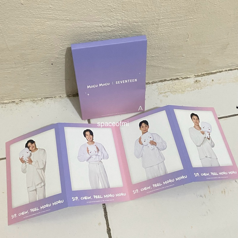 Jual [READY STOCK] FOLDABLE CARD ONLY MOGU MOGU X SEVENTEEN OFFICIAL - HIPHOP TEAM MINGYU WONWOO ...