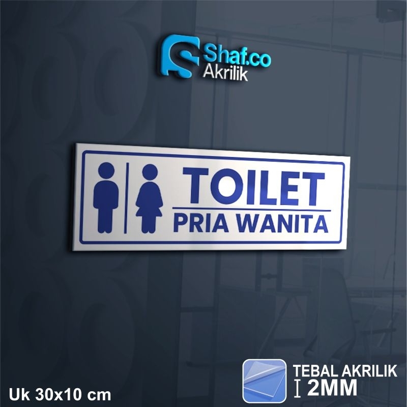 Jual AKRILIK SIGN BOAR TOILET PRIA WANITA // ACRYLIC // RAMBU // 2MM ...
