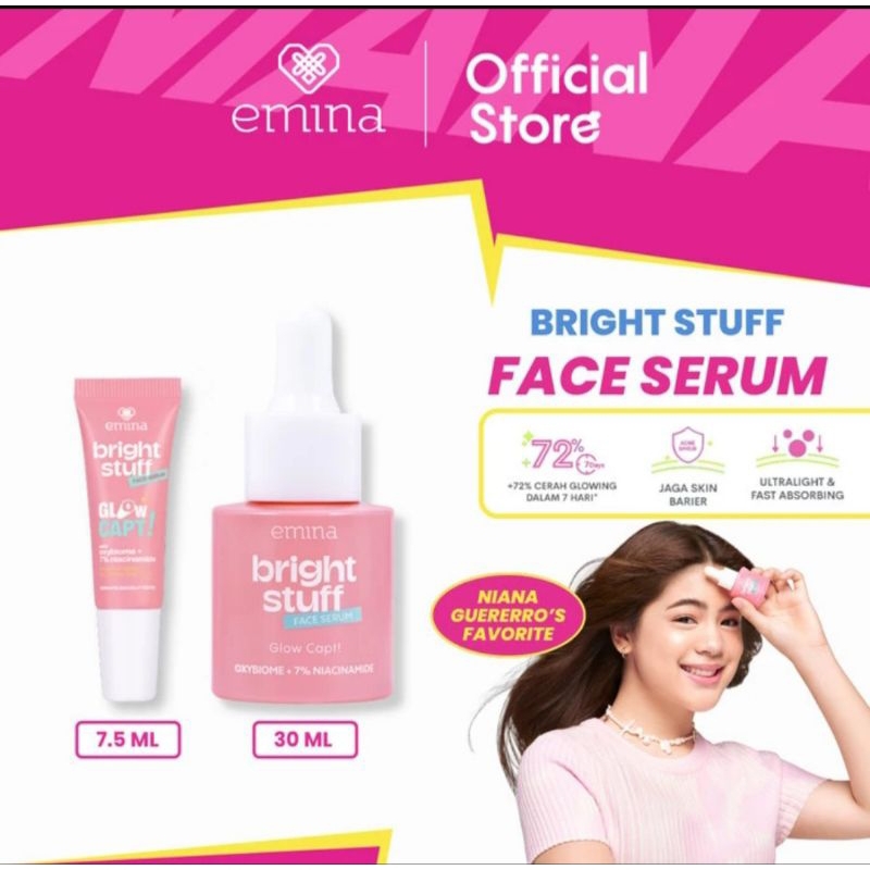 Jual Emina Bright Stuff Face Serum - Serum Wajah Cerah Glowing | Shopee ...